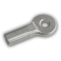 Stainless Eye Terminal for Swaging 2x1.2mm Strands of Stainless Wire R ...