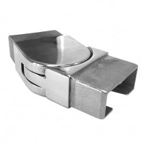 Adjustable joiner, Horizontal, 50mm x25mm x 1.6mm RHS. Mirror Polish ...